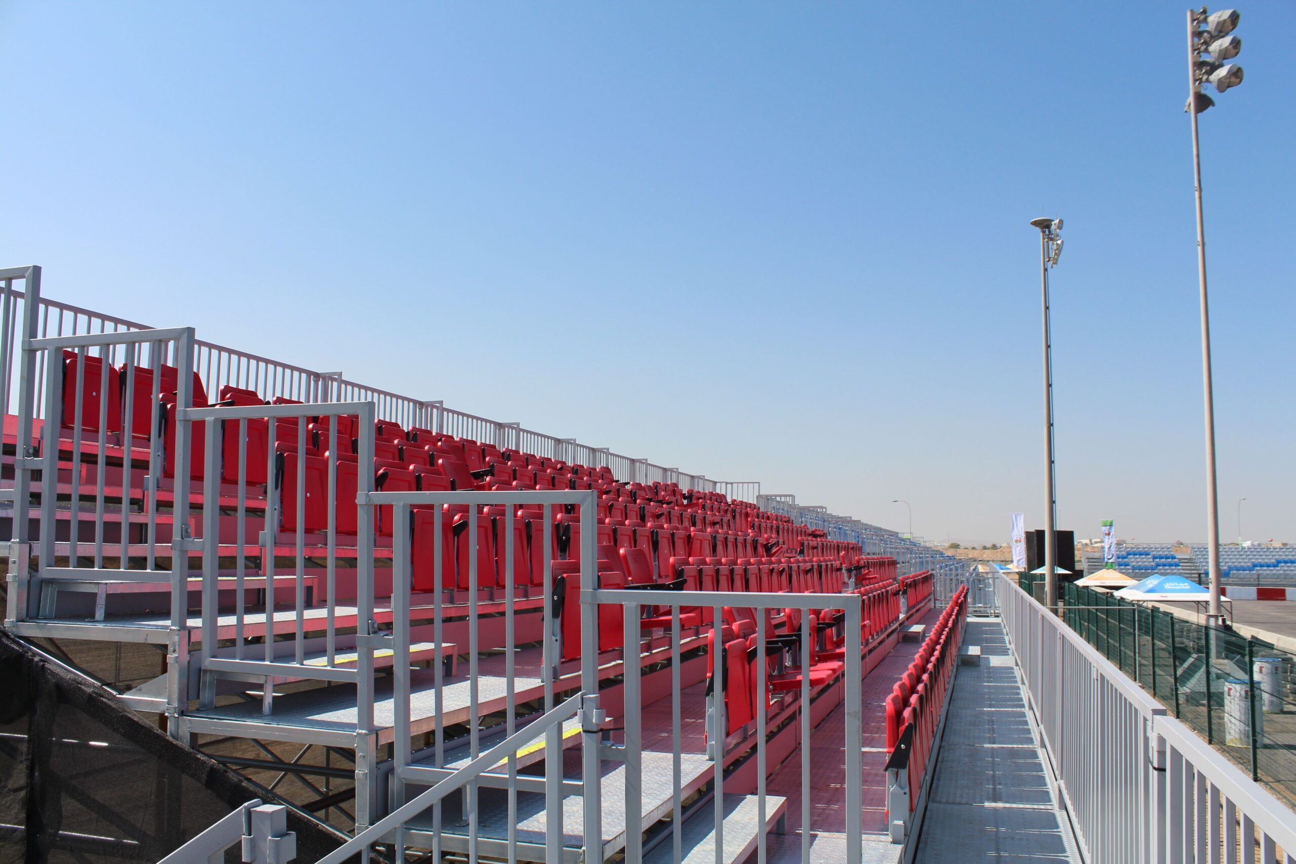 Outdoor Demountable Grandstand Bleachers with Plastic Seats – JUYISEATING